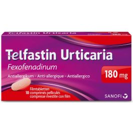 Telfastin Urticaria Filmtabl 180 mg 10 Stk
